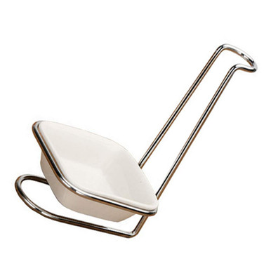 Hemoton Kitchen Ladle Holder Single Soup Ladle Rack Standing Spoon Rest ...