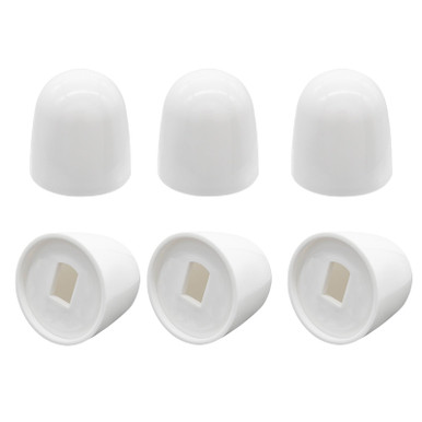 Biaungdo 2 Sets Universal Tall Toilet Bolt Caps, White Plastic Toilet ...