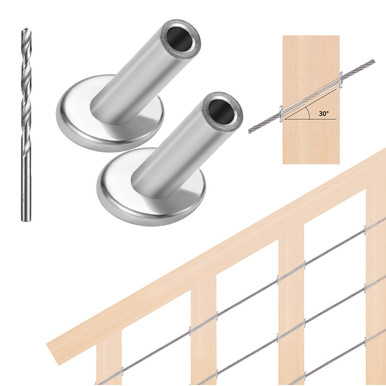 Steel DN Mate 50 Pack T316 Stainless Steel Cable Protector 30 Degree ...