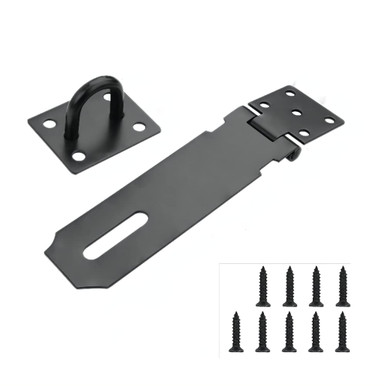ROZEKEAN Door Hasp Latch 5 Inch Clasp Gate Lock Latch Stainless Steel ...