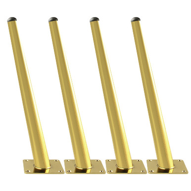 OneDream Gold Furniture Legs 12 Inch, Metal Legs for Furniture Set of 4 ...