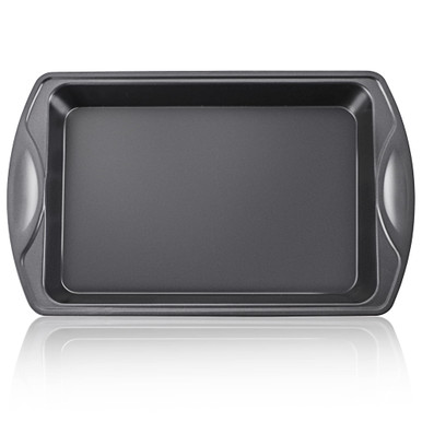 HONGBAKE 9x13 Baking Pan, Rectangle Cake Pan, Premium Small Sheet Pan ...