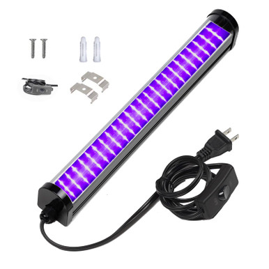 Black Light Bar, 25W Portable UV LED Black Light with Plug, Switch, 5ft ...