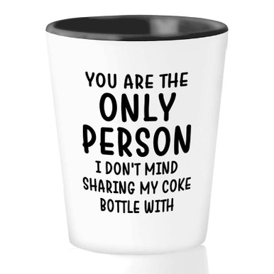 Friendship Shot Glass 1.5oz -Sharing my coke bottle - Bestie BFF Friend ...