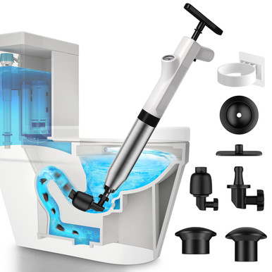 TheElves Air Toilet Plunger,High Pressure Drain Plumb Plunger and Air ...