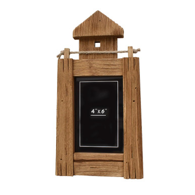 Aecipl Wooden Lighthouse Photo Frame Nautical Tabletop Decor Beach ...