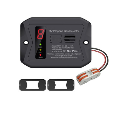 RV Propane Gas Detector, Digital RV Propane/LP Gas Alarm - 85ld, DC 12V ...