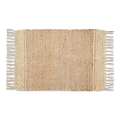 DII Woven Rugs Collection Hand-Loomed Jute, 2x3', Off-White Stripes ...