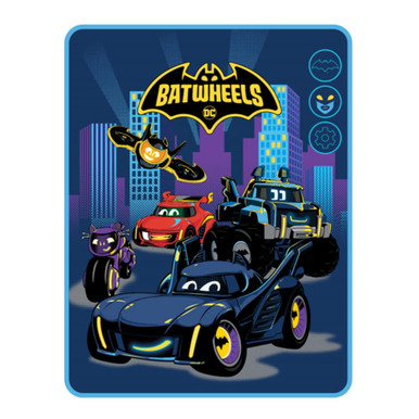 Franco BatWheels Kids Bedding Super Soft Micro Raschel Throw, 46 in x ...