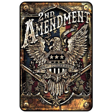 Signs 4 Fun S4S2117 2nd Amendment Eagle Small Parking Sign ...