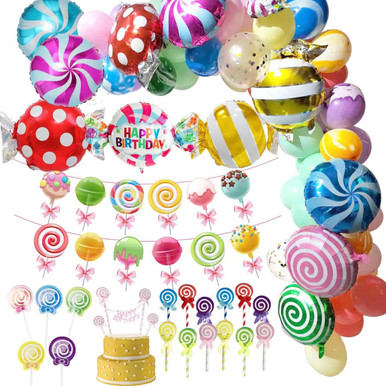Candyland Party Supplies Set - Candyland Party Decorations with ...