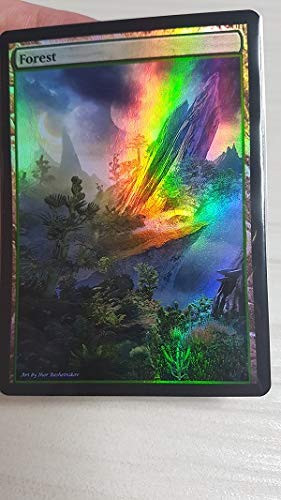 GnD Cards 1x Forest #4 FOIL Extended Textless Full Art Custom Altered ...