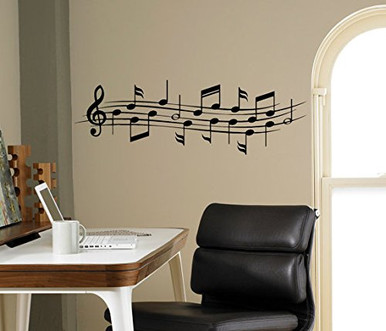 Musical Notes Vinyl Wall Decal Sticker for Wall Music Art Decor Home ...