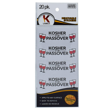 The Kosher Cook Passover Labels 20 Pack - Kosher for Passover Cabinet ...