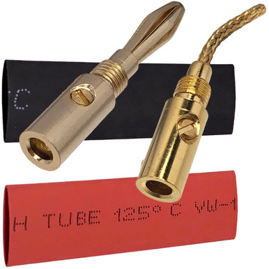 Spring Loaded Braided Type Pin Banana Plugs & Standard 4mm Banana Plugs ...