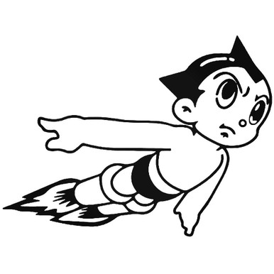Atom BOY Classic Anime Astro BOY Flying TV Cartoon Series Decal ...