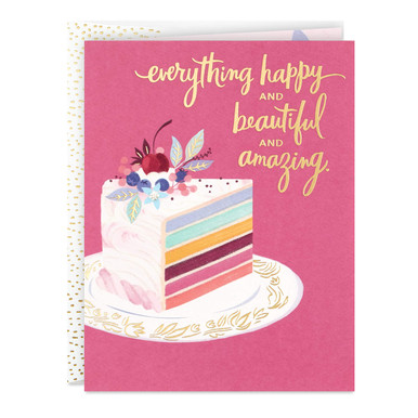 Hallmark Good Mail Birthday Card or Bridal Shower Card (Fancy Layered ...