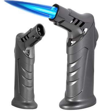 Butane Torch, Premium 2 Flame Big Kitchen Torch Lighters with ...