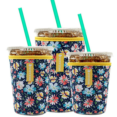 Reusable Iced Coffee Insulator Sleeve for Cold Beverages and Neoprene ...