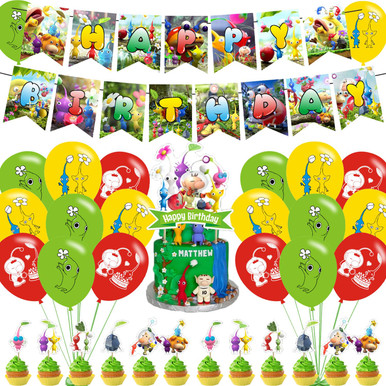 Pikmin Birthday Party Supplies,??????? ?????? ????? ???? Birthday Party ...