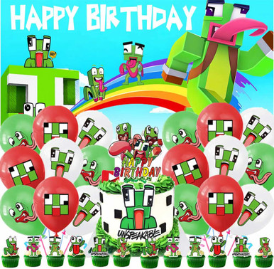 Unspeakable Party Supplies Decorations Birthday Cake Topper Banner ...