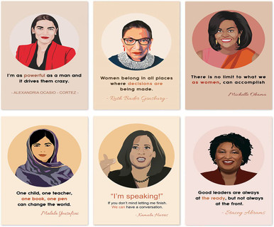 Inspirational Feminist Poster,Empowered Women Prints,Influential Women ...