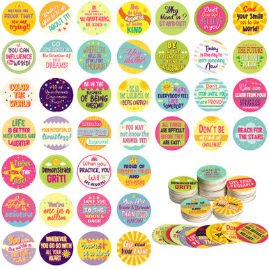 LINGXIU 120 Pack Positive Affirmation Chips?60 Unique Motivational ...