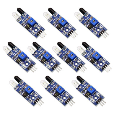 V TELESKY IR Infrared Obstacle Avoidance Sensor Module IR Reflective ...