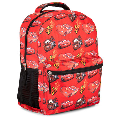Cars Lightning McQueen Allover Backpack - Lightning McQueen, Mater, Doc ...
