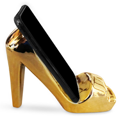 Trovety High Heel Cell Phone Holder Desk - Porcelain Shoe Holder Cell ...