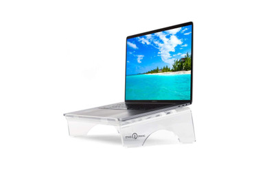 Acrylic Laptop Stand for Desk | 8 mm Acrylic Computer Stand w/ 6 ...