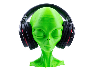 3D Vikings Alien Head Headphone Stand | Headphone Holder, Gaming Desk ...