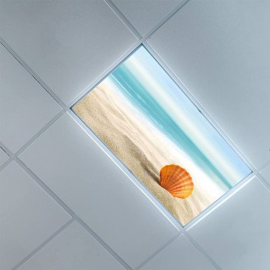 Fluorescent Light Covers for Ceiling Light Diffuser Panels-Beach ...