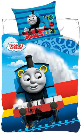 Thomas The Tank Engine Bed Linen Set 100 x 135, 40 x 60 cm Official ...