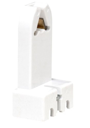 Leviton 390-1W Medium Base, Bi-Pin, Standard Fluorescent Lampholder ...