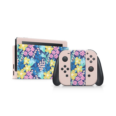 Tacky Design Flowers Skin Compatible with Nintendo Switch Skin ...