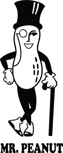 All Things Valuable MR Peanut Wall Decals for Walls/Planters Peanuts ...