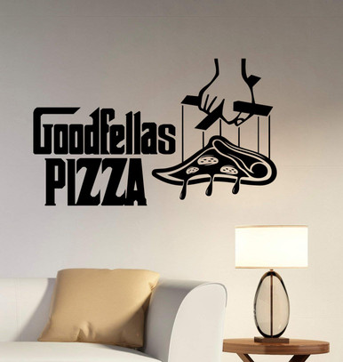 Goodfellas Pizza Logo Wall Vinyl Decal Vinyl Sticker Window Sign The ...