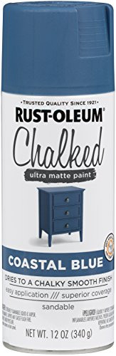 Rust-Oleum Series Rustoleum 302598 12OZ Coastal Blue Chalked Paint ...