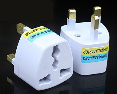 Three-Flat-Pin Plug Travel Adapter Universal Socket for UK, Malta ...