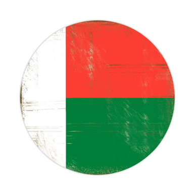 Bomehhjuli 10 Pieces Madagascar Flag Vinyl Laptop Sticker National Day ...