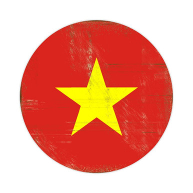 Bomehhjuli Vietnam Flag Vinyl Laptop Sticker Holiday Flags Vinyl ...