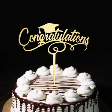 Congratulations Graduation Themed Cake Toppers Congratulations 2022 For ...