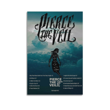 Pierce The Veil Poster Collide With The Sky Minimalist Album Cover ...