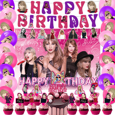 Singer Birthday Party Decorations, Popular Singer Theme Birthday Party ...