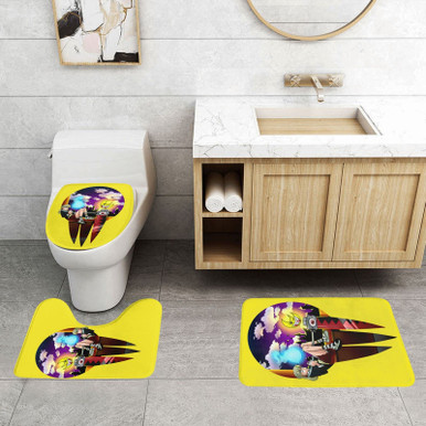 Anime Soul Eater Bathroom Rugs Sets 3 Piece Non-Slip Bath Mat Soft ...