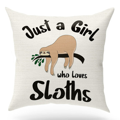 Cute Sloths Gifts, Sloths Lover Gifts, Just a Girl Who Loves Sloths ...