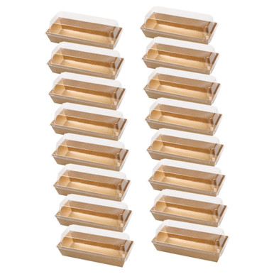 BESTOYARD 50pcs Roll Boxes Sandwich Box Containers for Food Cheese ...