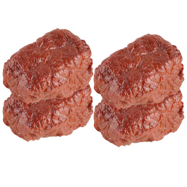 SAFIGLE 4pcs Artificial Fake Steak Simulation Meat Food Fake Beef ...
