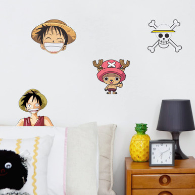 Kids Favorite Anime Wall Decals Peel and Stick Wall Stickers for One ...